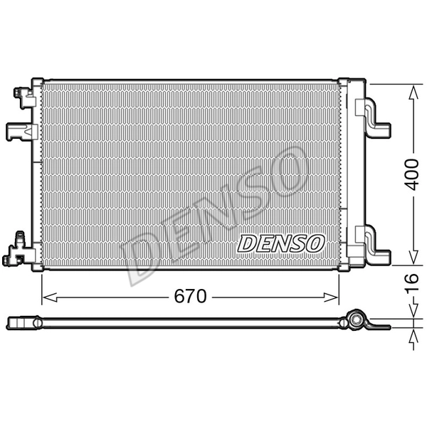 DCN20002 Denso Condenser