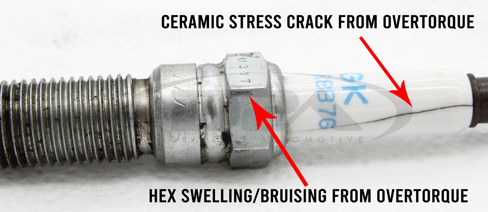 Spark Plug Failure Analysis #3 Overtorque / Undertorque